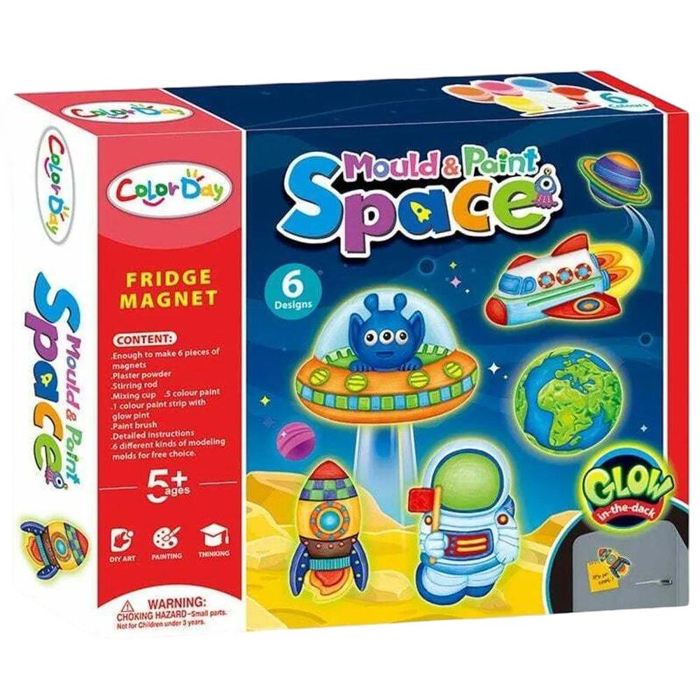 Kit creativ DIY, Color Day, Plastic/Gips, Multicolor, 5+ - eMAG.ro