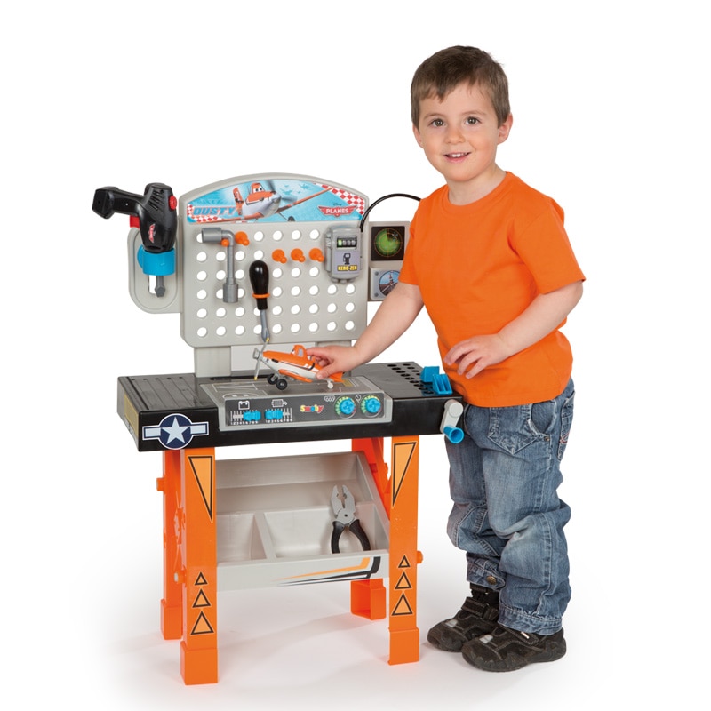 Atelier de lucru, Smoby, Plastic, 3 ani+, Multicolor - eMAG.ro