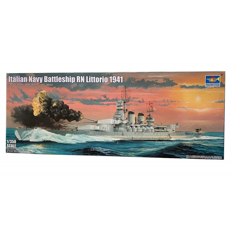 Kit de constructie, Trumpeter, Plastic, Model RN Littorio 1941 ...