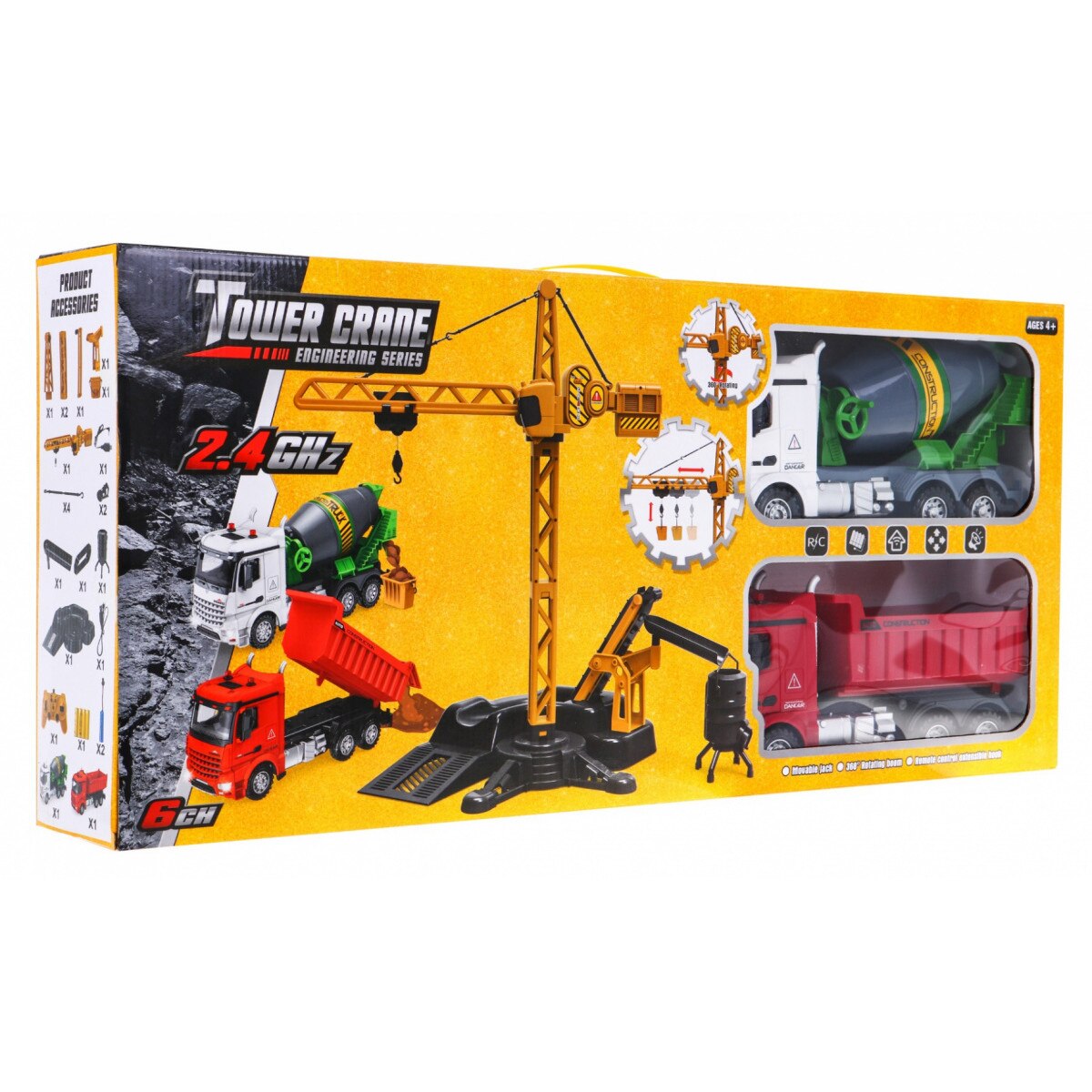 Set Macara pentru constructii, Plastic, Multicolor - eMAG.ro