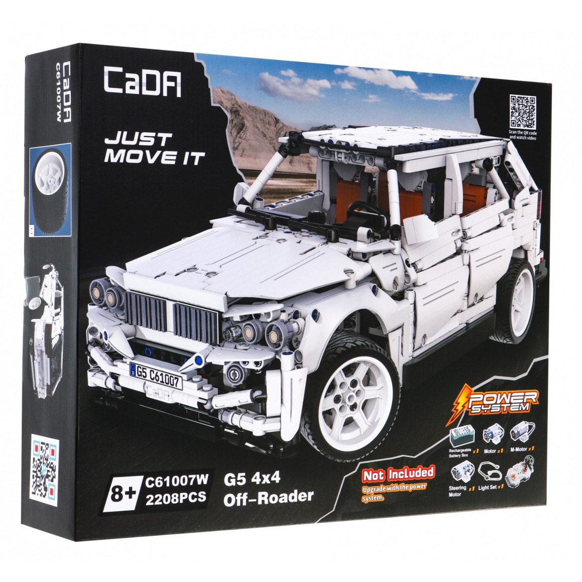 Set de construit masina, Cadfi, Plastic, Alb - eMAG.ro