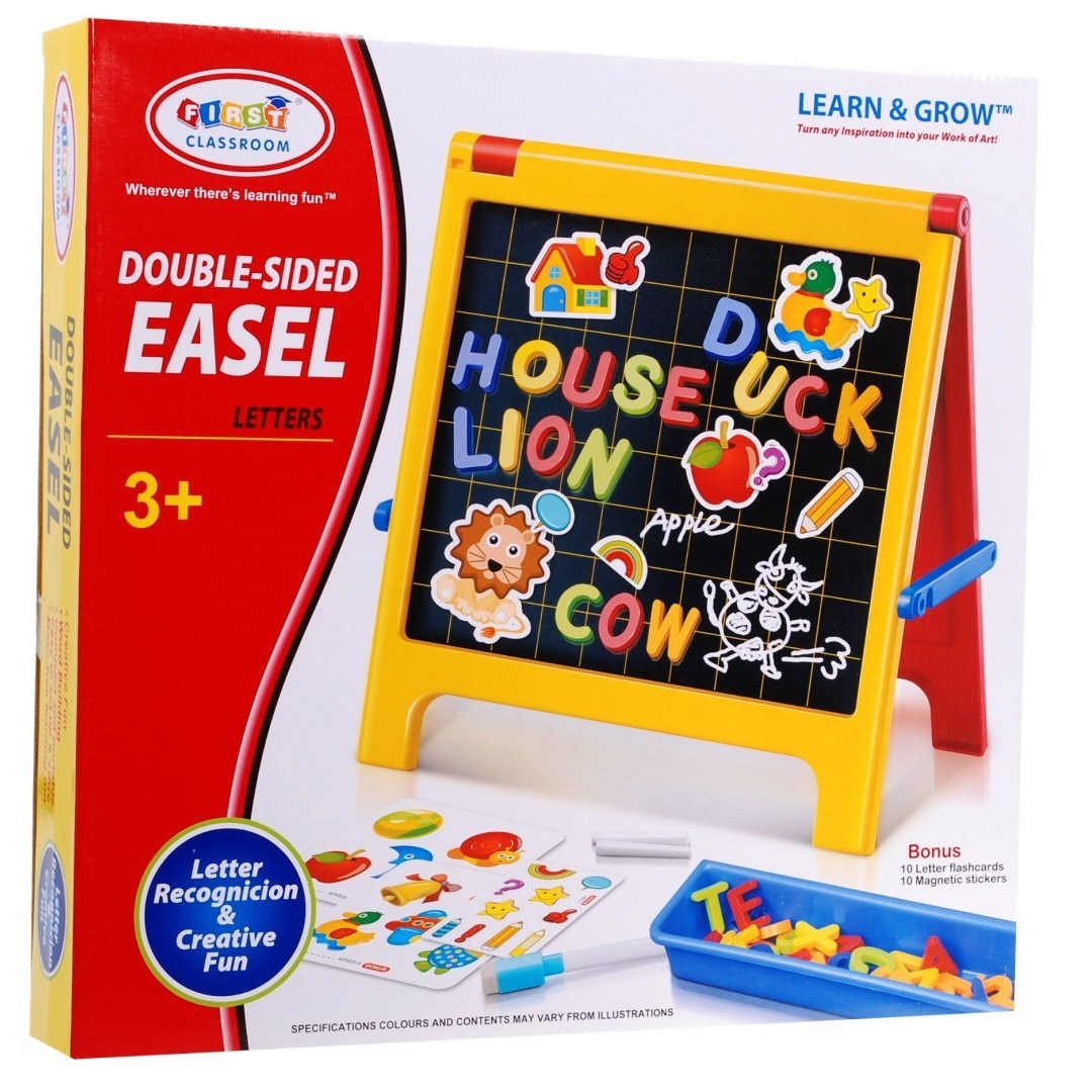 Tabla de scris pentru copii, First Classroom, Plastic, 3+, Multicolor ...