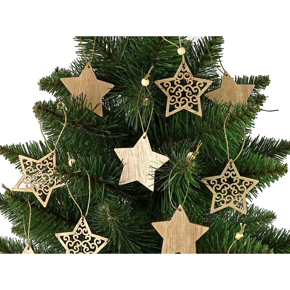 Stele decorative pentru brad, Lemn, diverse modele - eMAG.ro