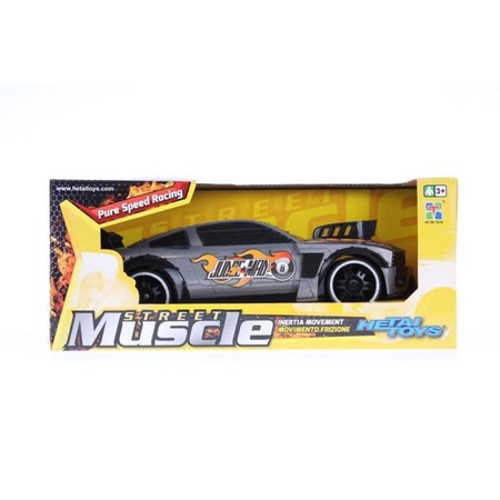 Masina de curse, Mega Creative, Gri - eMAG.ro