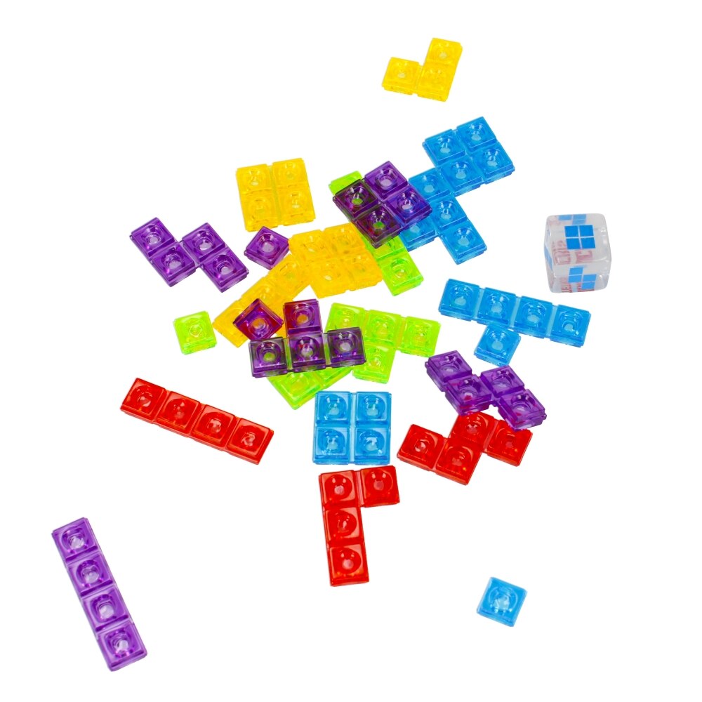 Joc Tetris, Mega Creative, Plastic, 20x25x5 cm, Multicolor - eMAG.ro
