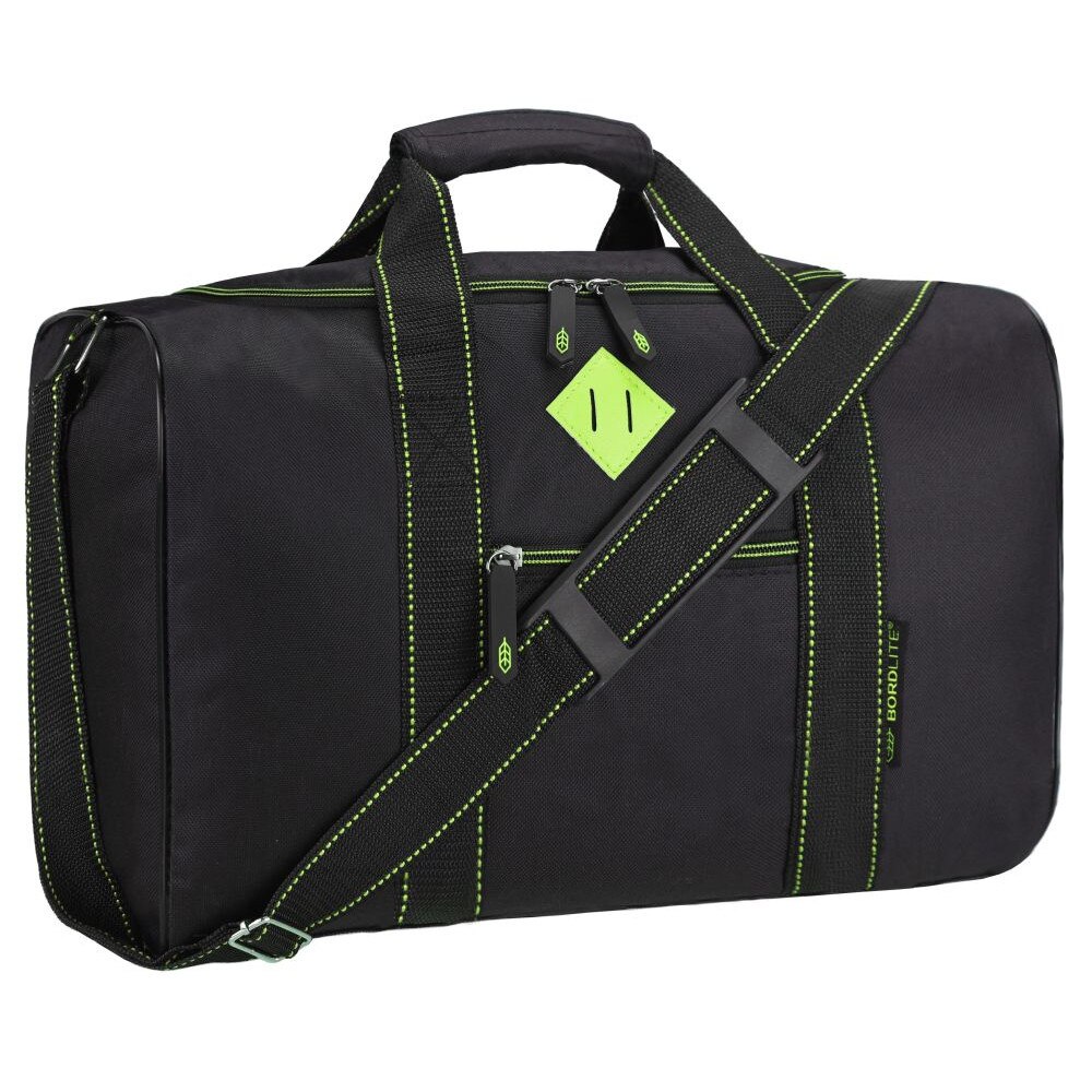 Geanta de calatorie Adleys, TB65 negru/lime - eMAG.ro