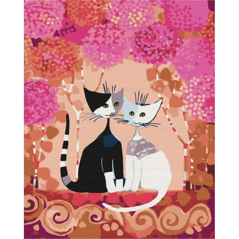 Set pictura pe numere - Pisici fantastice, 40 x 50 cm, 14+ ani - eMAG.ro