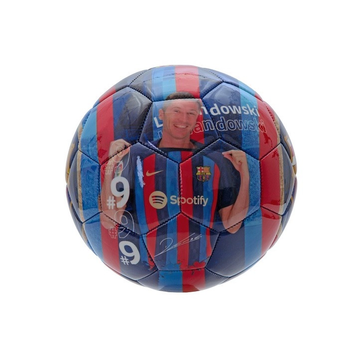 Minge fotbal, FC Barcelona Lewandowski, Multicolor - eMAG.ro
