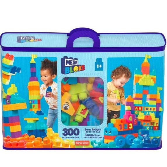 Комплект тухлички за сглобяване Mega Bloks, 300 броя - eMAG.bg
