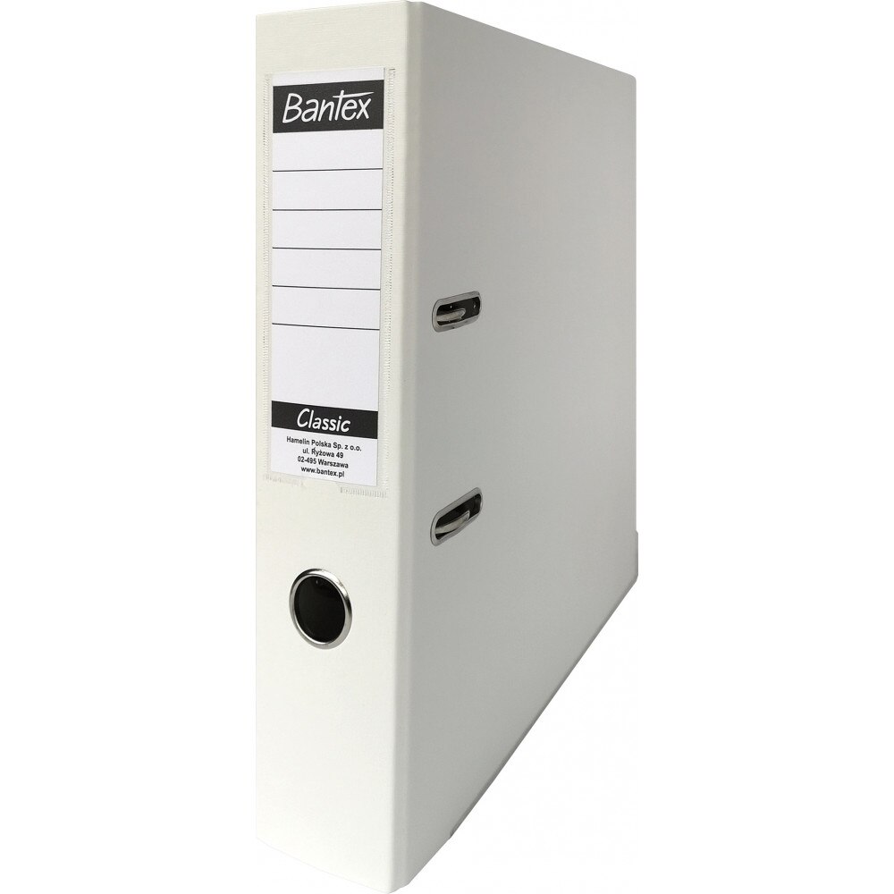 Dosar clasic, Bantex, Polipropilena, A4/80, Alb - eMAG.ro