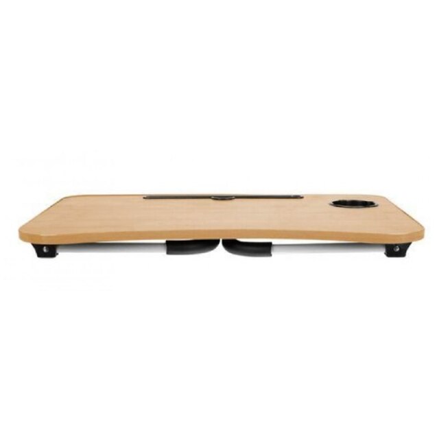 Masuta laptop pentru pat cu suport tableta si pahar, sertar lateral ...