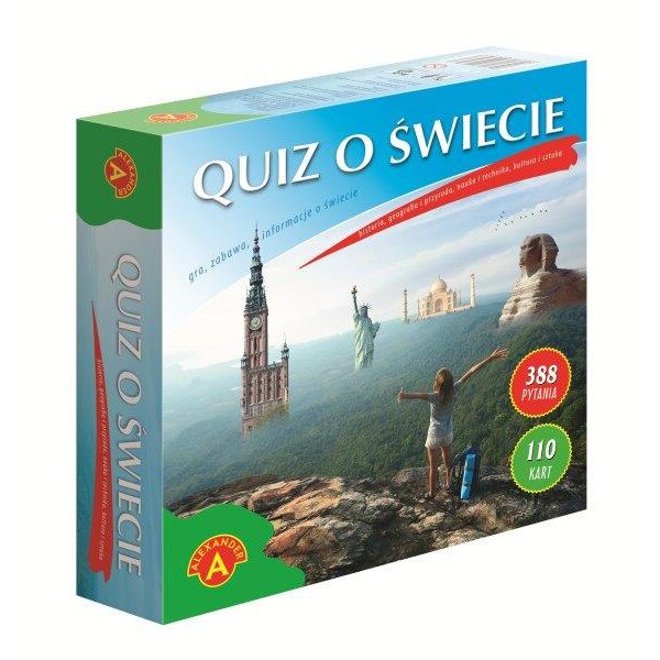 Joc "Quiz world", Alexander, 25.5 x 24.5 x 6 cm, 10+ ani, Multicolor ...