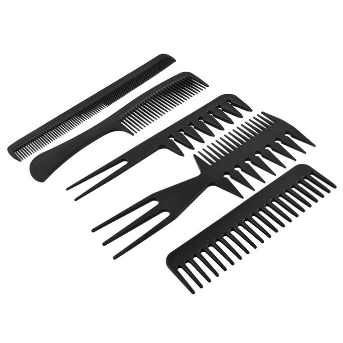 Set piepteni pentru coafura, Negru, 10 bucati - eMAG.ro