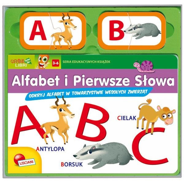 Carte ilustrata pentru copii, Lisciani, Alfabetul/Primele cuvinte ...