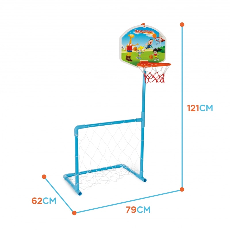 Set 2in1 panou baschet, Woopie, Baschet, 5+ - eMAG.ro