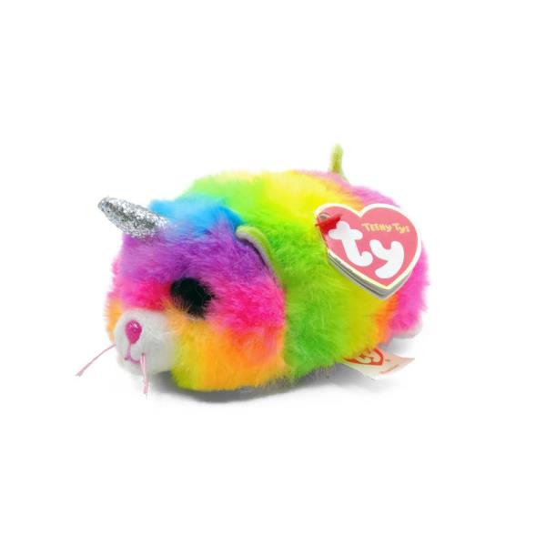 Jucarie de plus pisica cu corn, TY Teeny Tys, Varsta 1+ ani, 10 cm ...