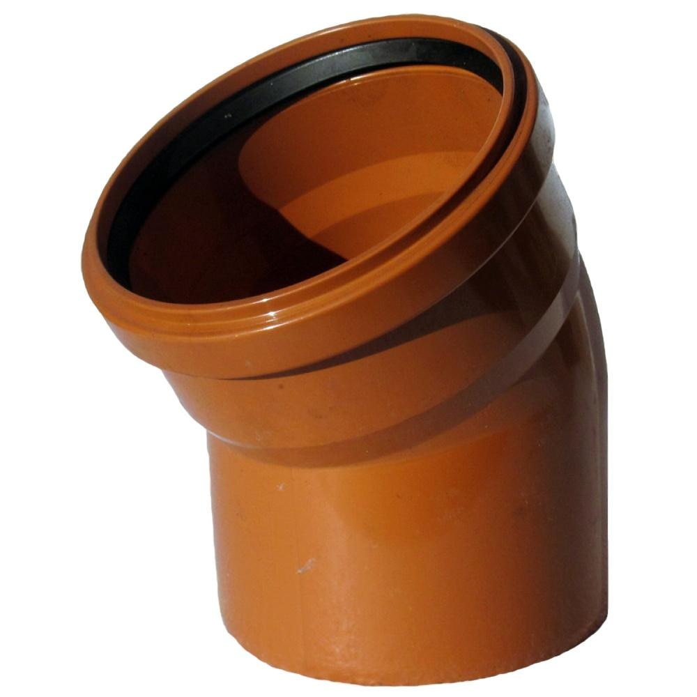 Канализационно коляно, Wavin, PVC, оранжево - eMAG.bg