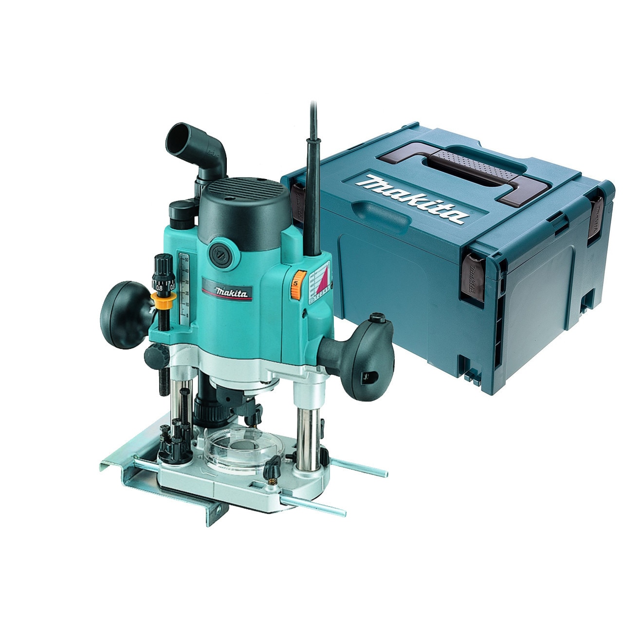 Masina de frezat verticala, Makita, 1100 W, 8 mm, Albastru - eMAG.ro