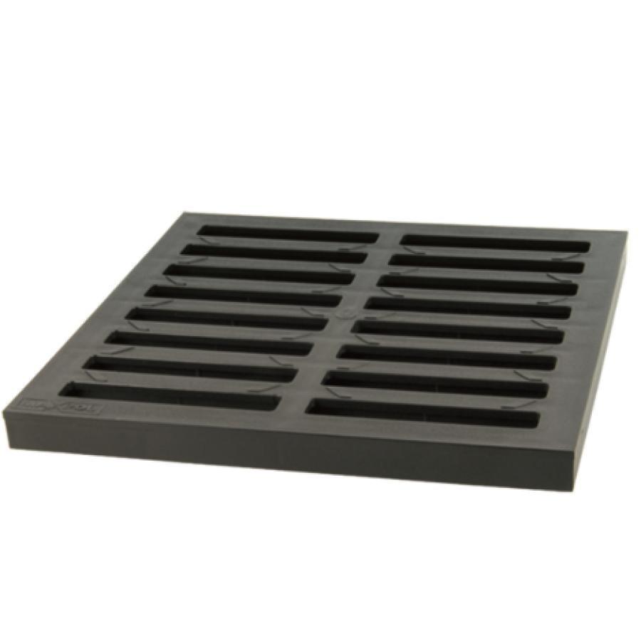 Gratar canalizare, UN, PVC, 288 x 288 x 20 mm, Gri grafit - eMAG.ro