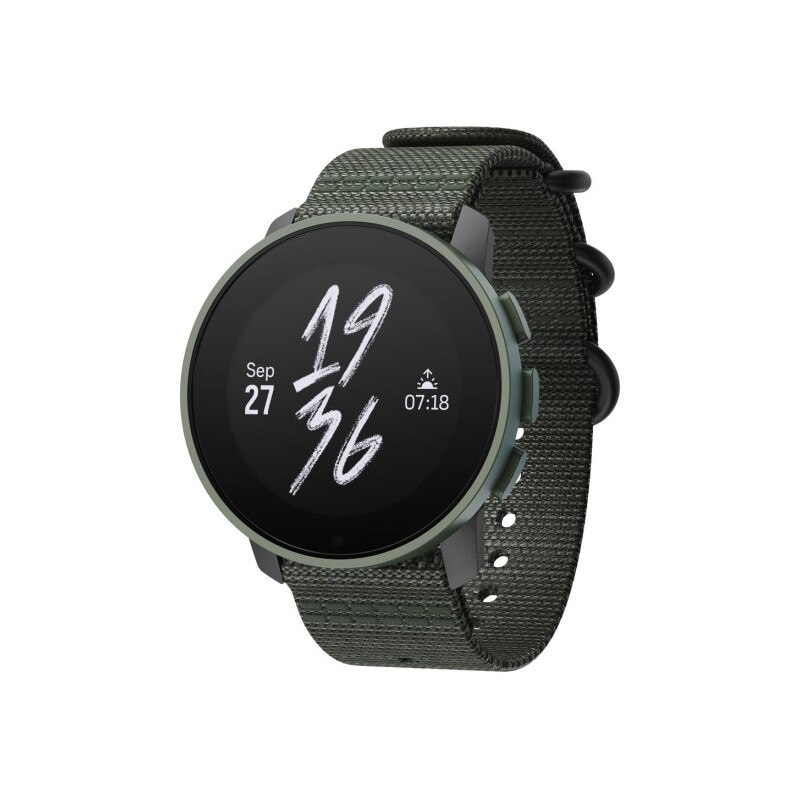 SmartWatch, 240 PX, GPS, Bluetooth, Inox/Silicon, Green - eMAG.bg