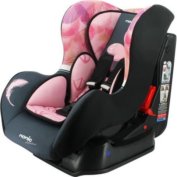 Scaun auto pentru copii, Nania, Flamingo, Roz - eMAG.ro
