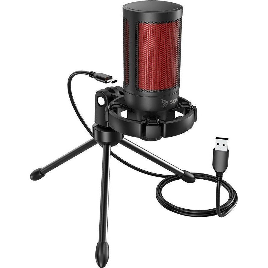 Set microfon, Savio, 48 kHz, Negru - eMAG.ro