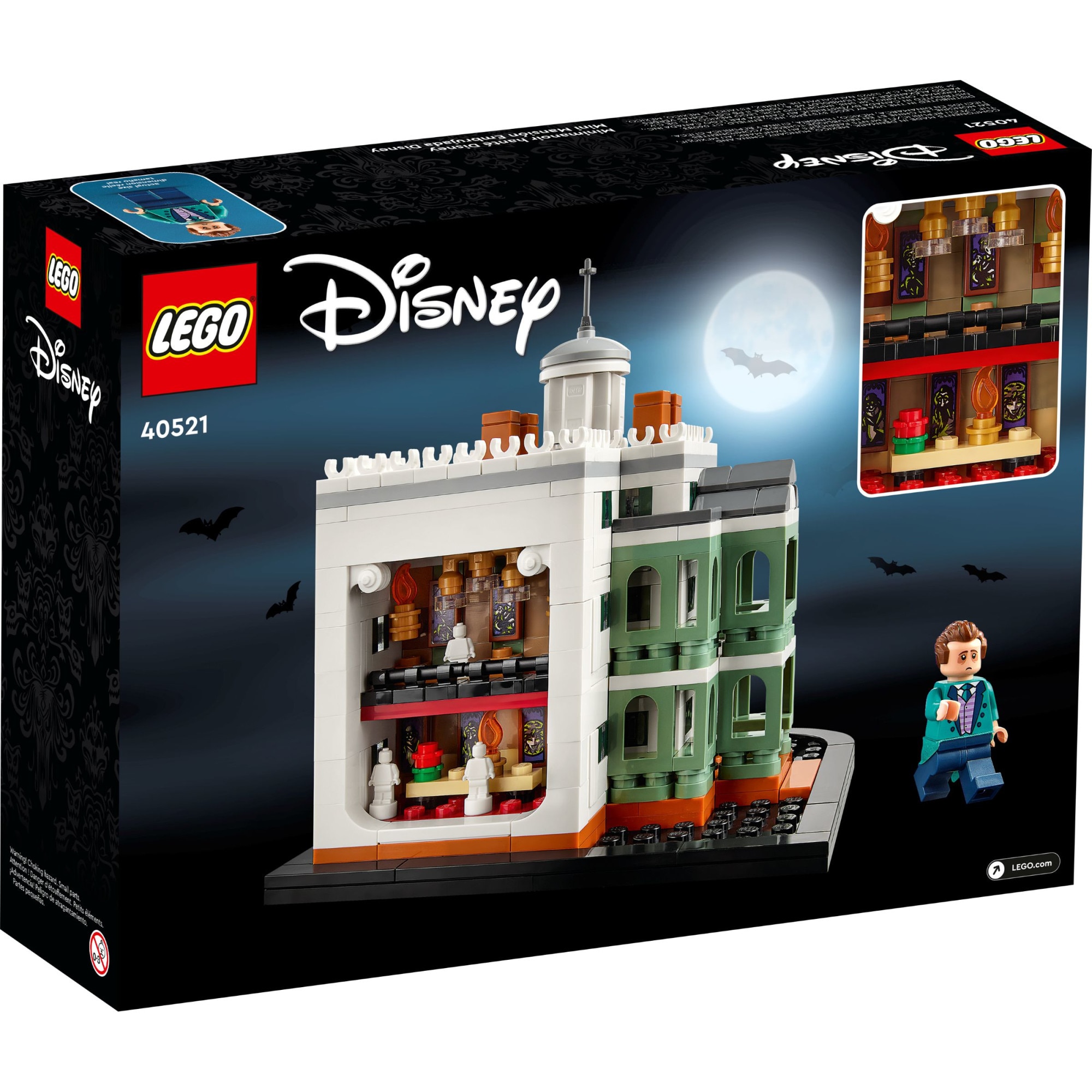 Set de constructie, LEGO, Miniature Disney Haunted Mansion, 680 piese ...