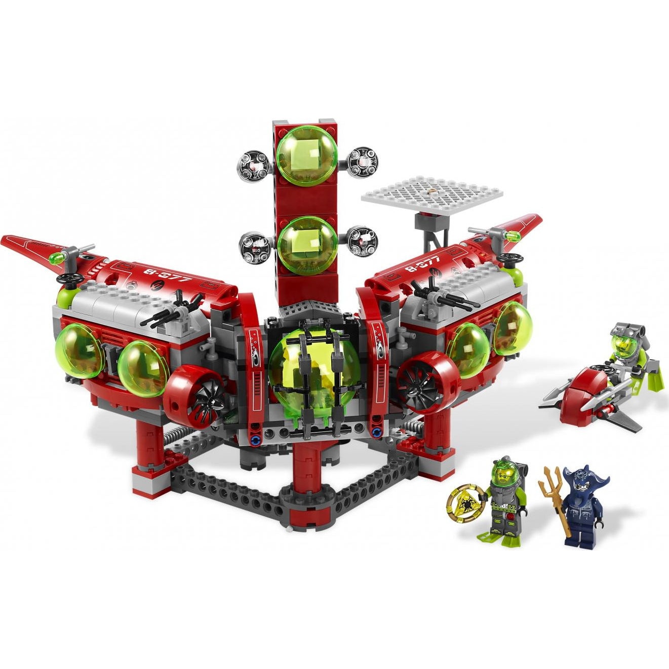 Set de constructie, LEGO, Atlantis Atlantis Research Command, 473 piese ...