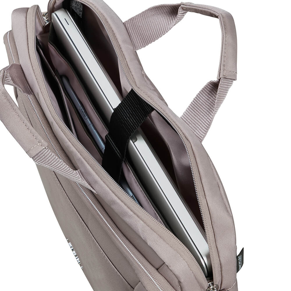 Geanta laptop, Samsonite, Poliester, 15.6 inch, Gri - eMAG.ro