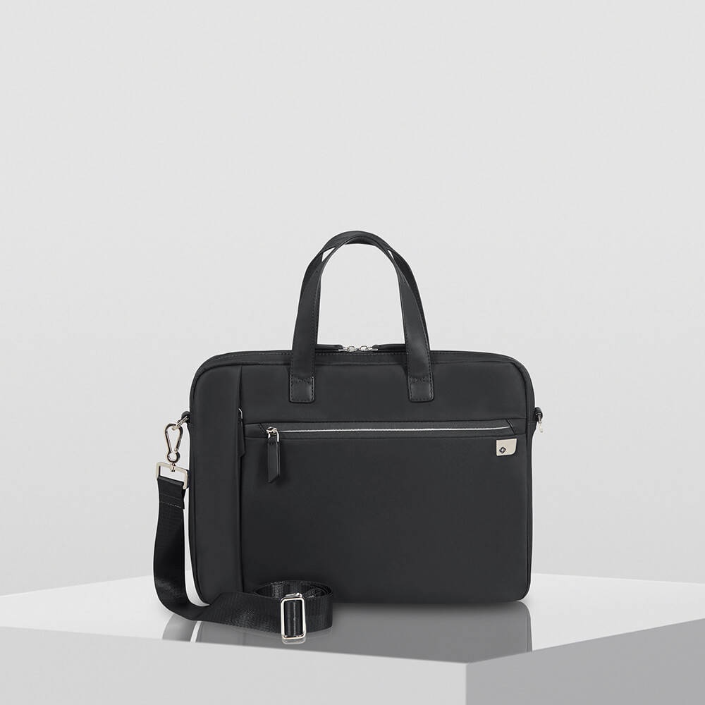 Geanta laptop, Samsonite, Poliester, 39x29x7 cm, Negru - eMAG.ro