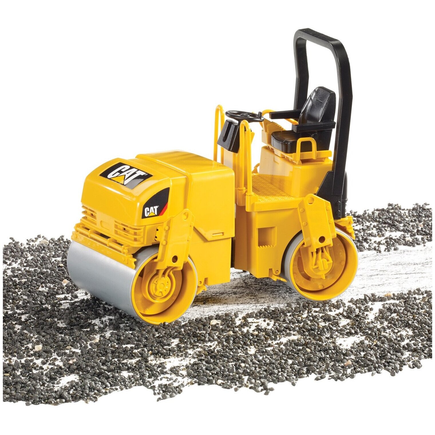 Cilindru compactor Cat, Bruder, Plastic/ABS, Galben - eMAG.ro