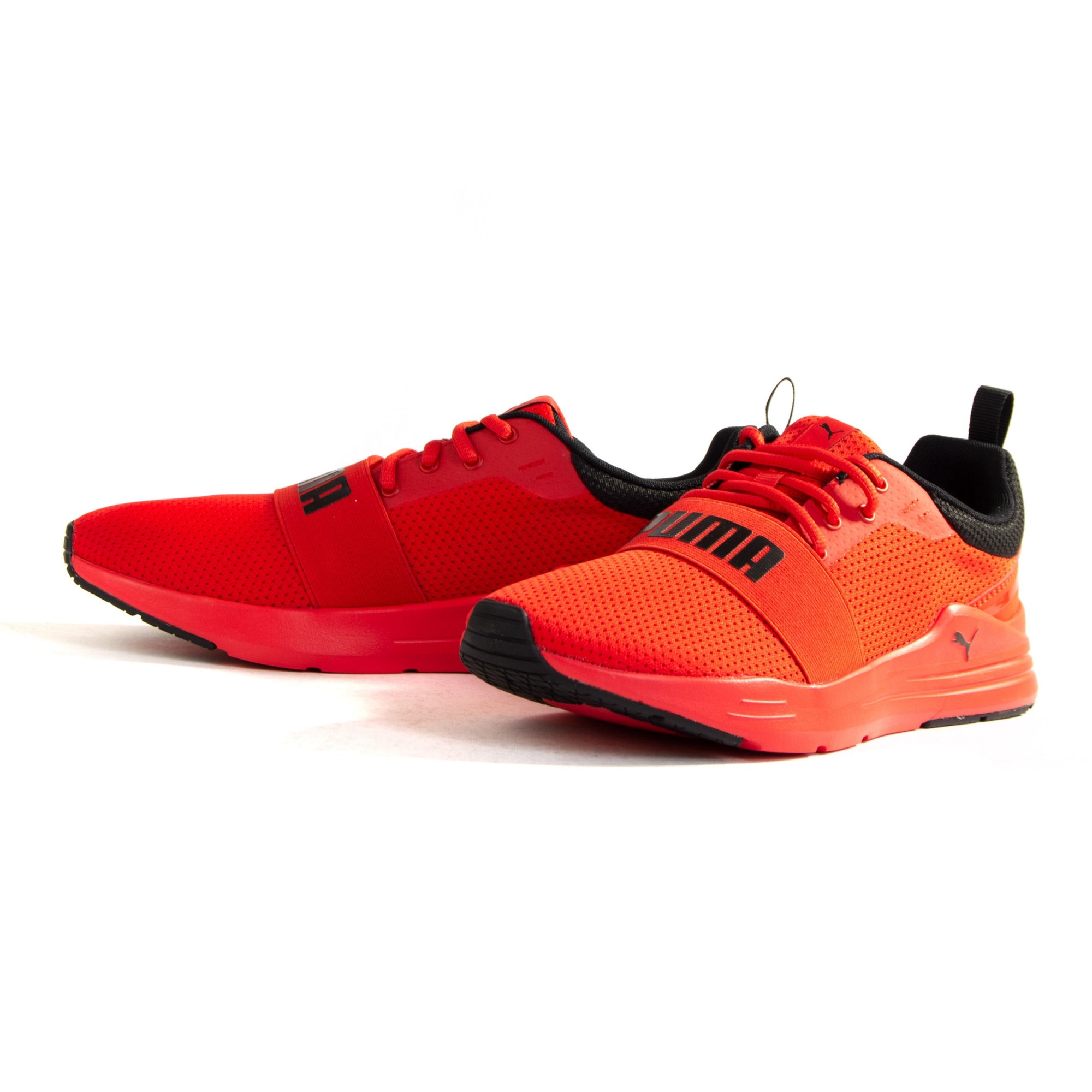 Pantofi sport barbati, Puma, Textil/Sintetic, Rosu, Marimea 47 - eMAG.ro