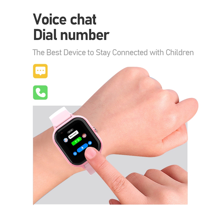 Ceas Smartwatch Copii, Localizare prin GPS, Camera Frontala, Buton SOS ...