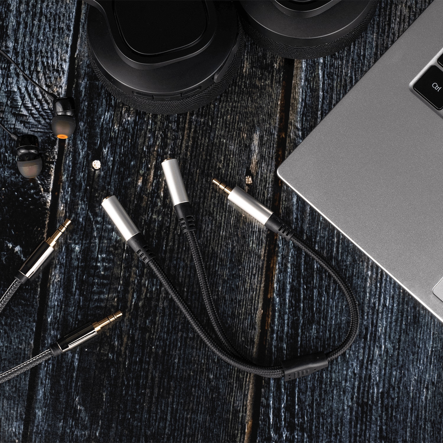 Cablu Audio AUX Mini Jack 3.5 mm Splitter Reagle Adaptor Pentru Casti ...