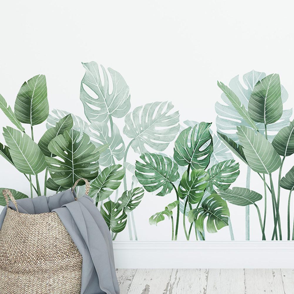 Sticker Decorativ cu Frunze de Philodendron Luxer, Autocolant ...