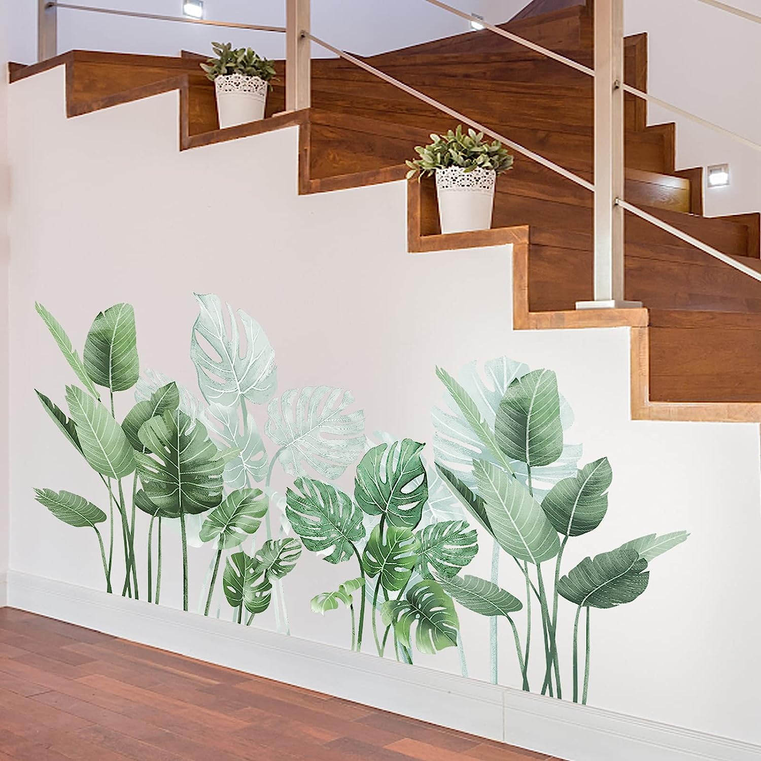 Sticker Decorativ cu Frunze de Philodendron Luxer, Autocolant ...