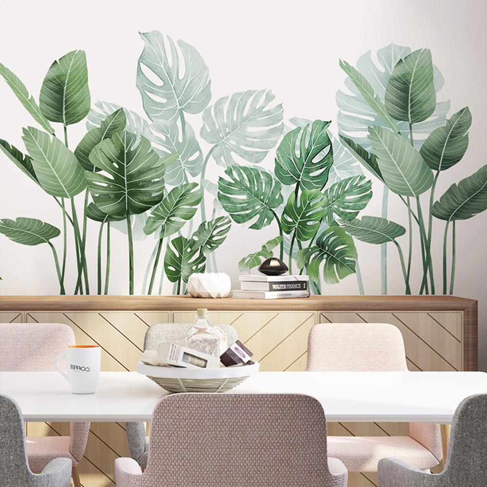 Sticker Decorativ cu Frunze de Philodendron Luxer, Autocolant ...