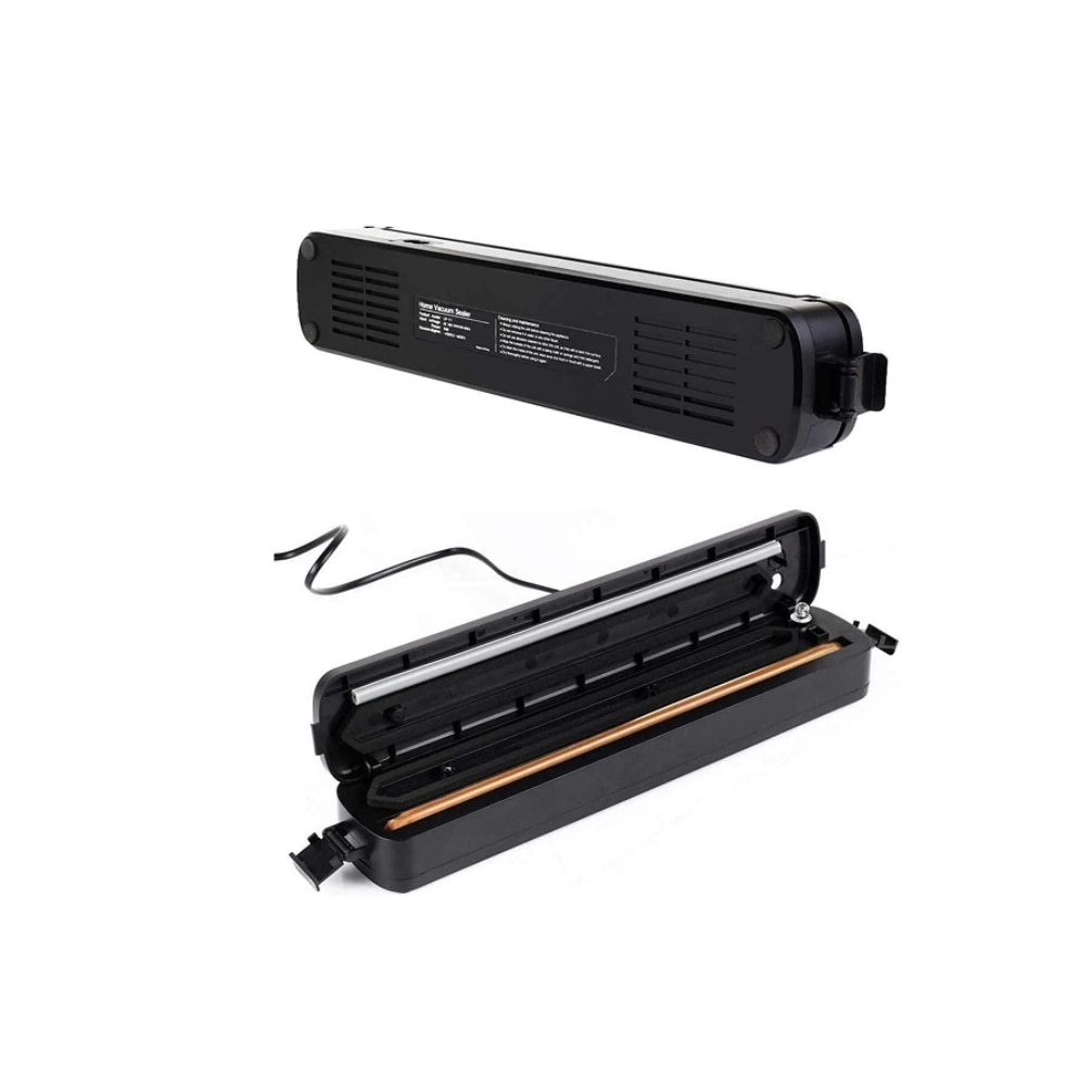 Уред за изпразване и запечатване на торби 220v 90w черен Emag Bg