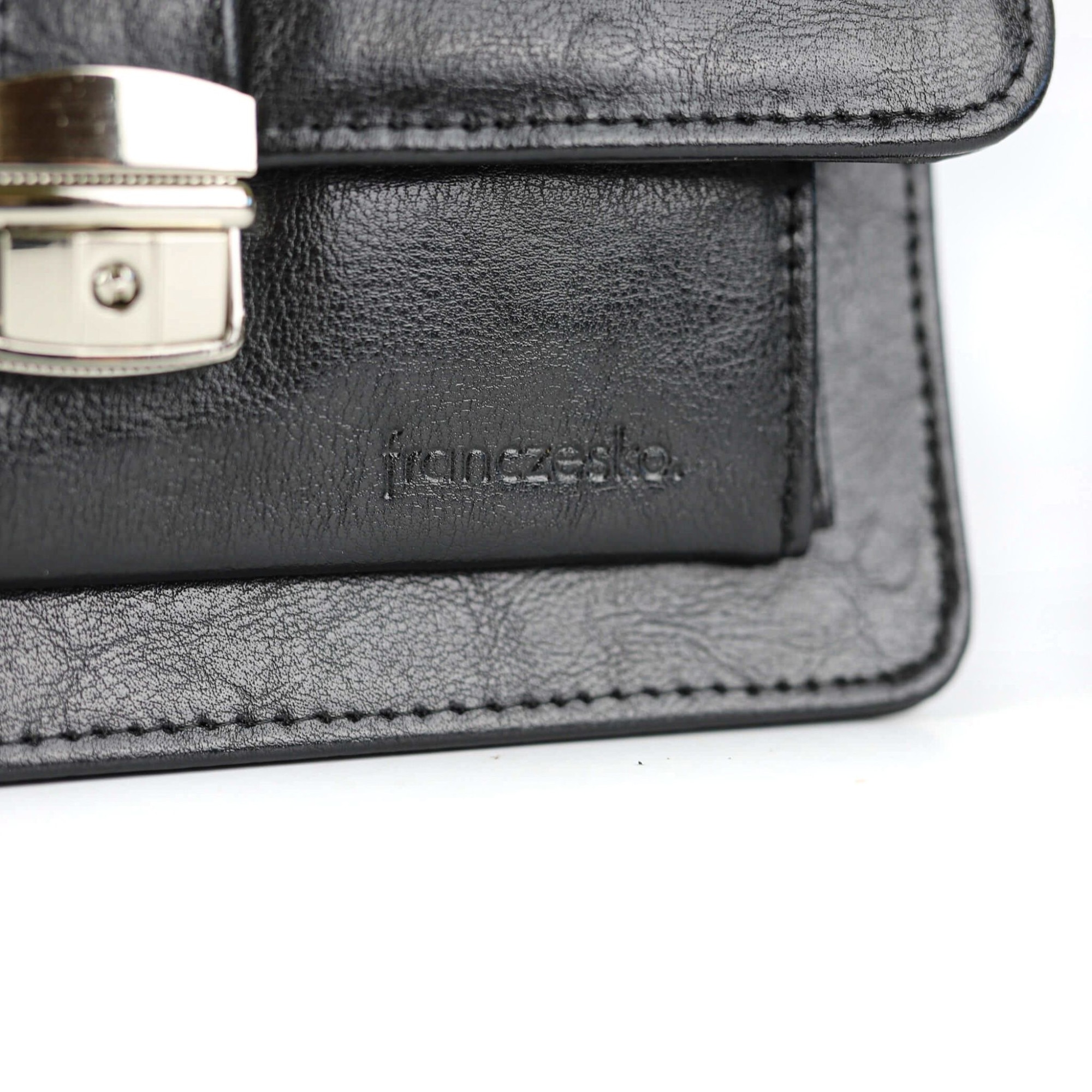 Plic husa documente barbati, Franczesko, Piele naturala, Negru - eMAG.ro