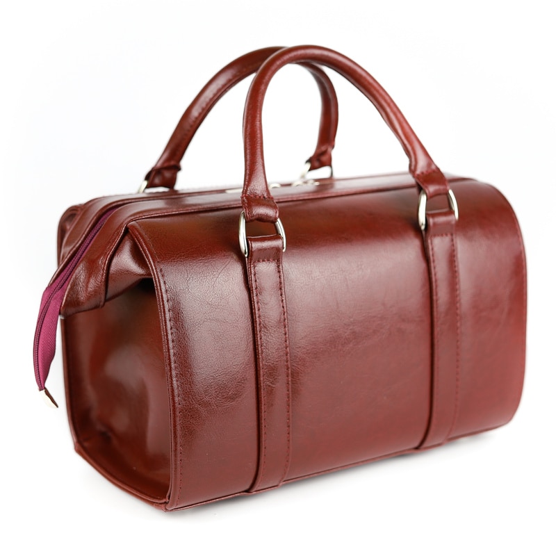 Geanta mare de doctor, Franczesko, Piele naturala, 30.5 x 20 x 16cm ...