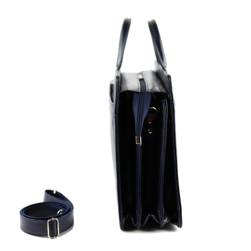 Servieta cu 3 compartimente pentru dama, franczesko, Piele naturala ...