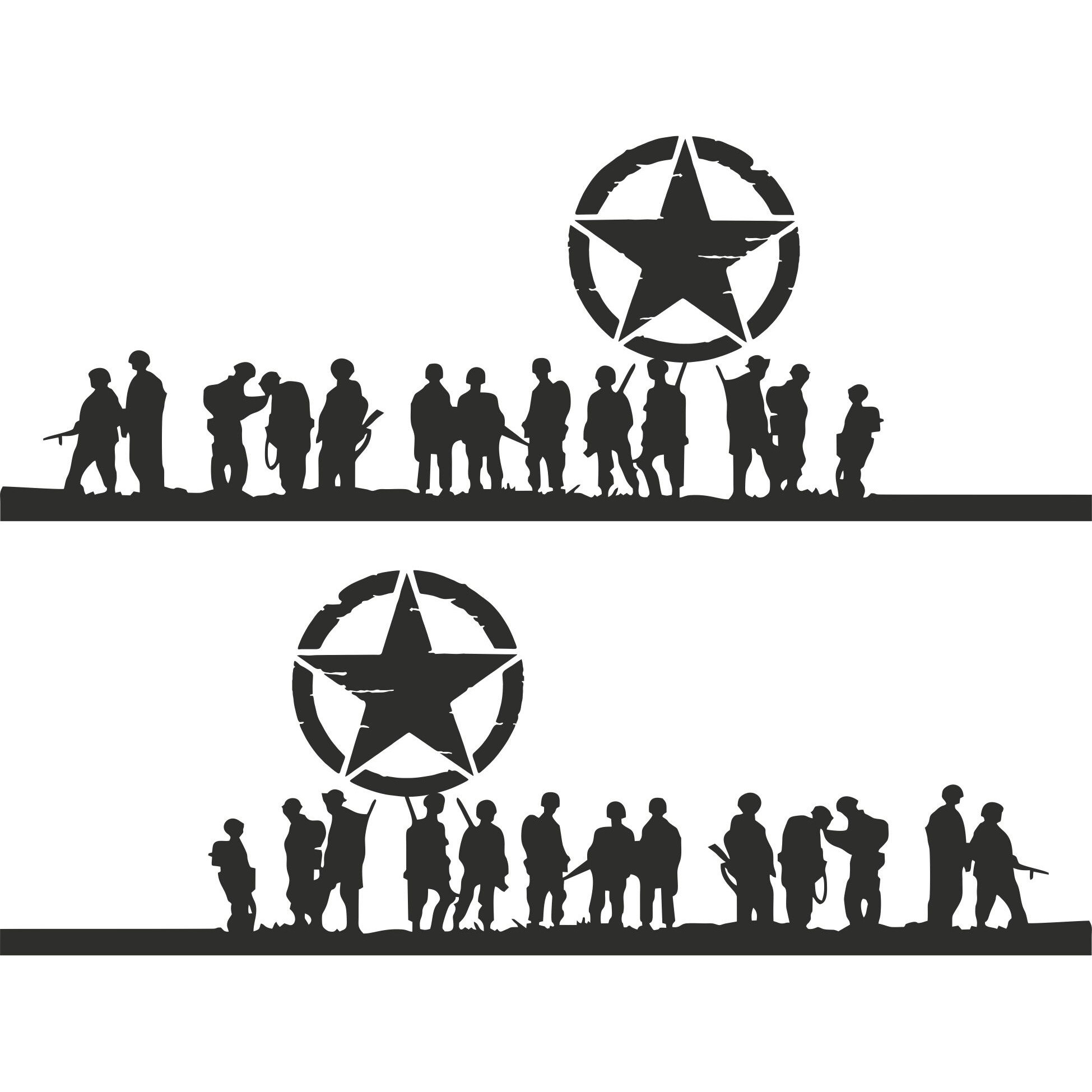 Set autocolante laterale, CarStickers.pl, Pentru JEEP WRANGLER - eMAG.ro