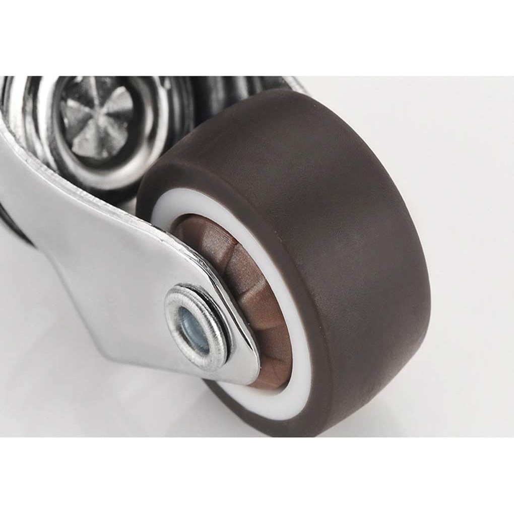 Rotile de mobila, Cauciuc, 4 buc, Argintiu - eMAG.ro