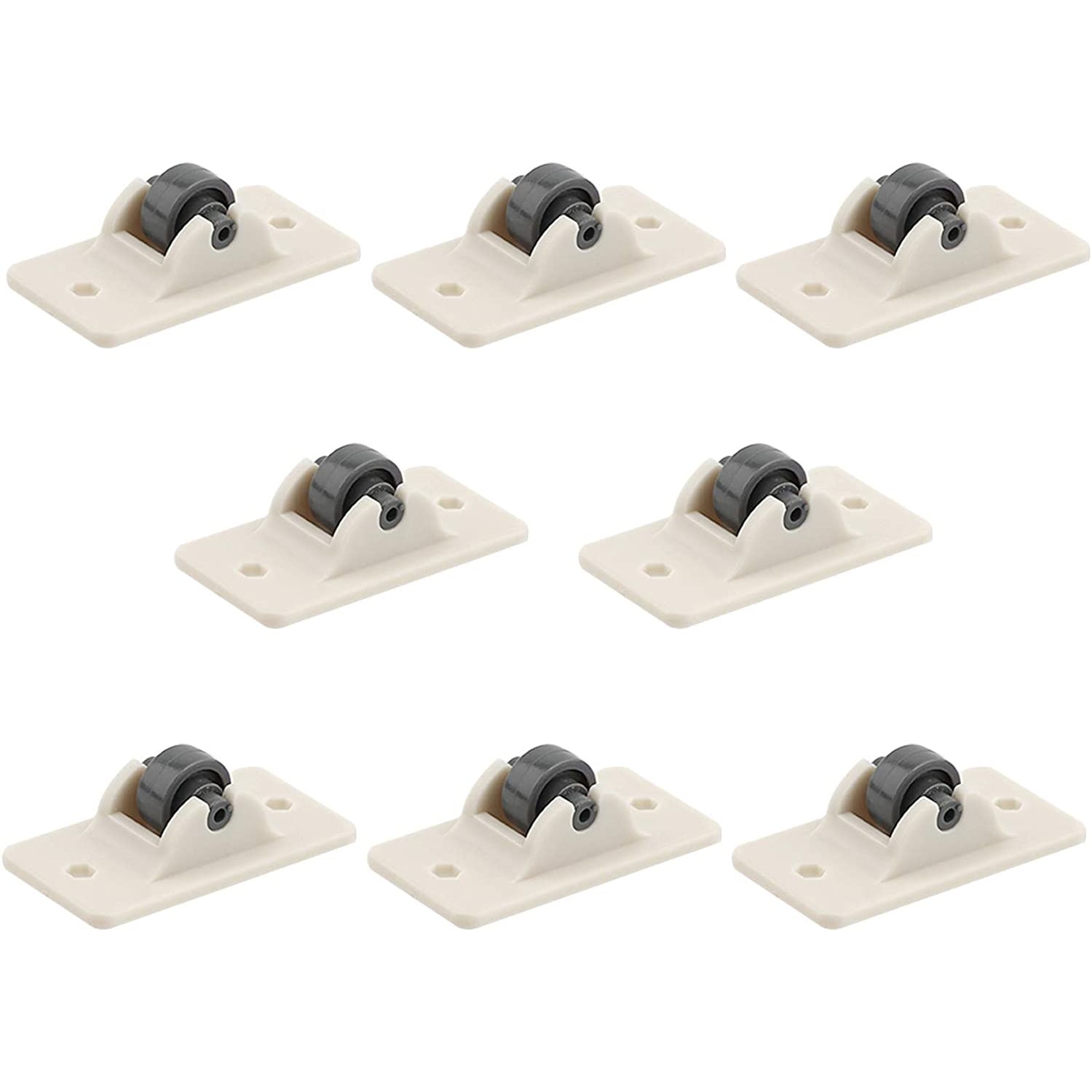 Set 8 rotile autoadezive, Plastic, Alb - eMAG.ro