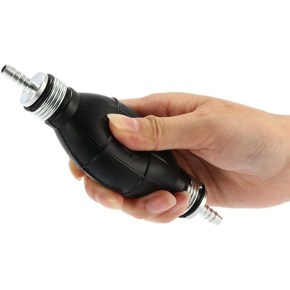 Pompa combustibil, Cauciuc/Metal, Universal, Negru/Argintiu - eMAG.ro