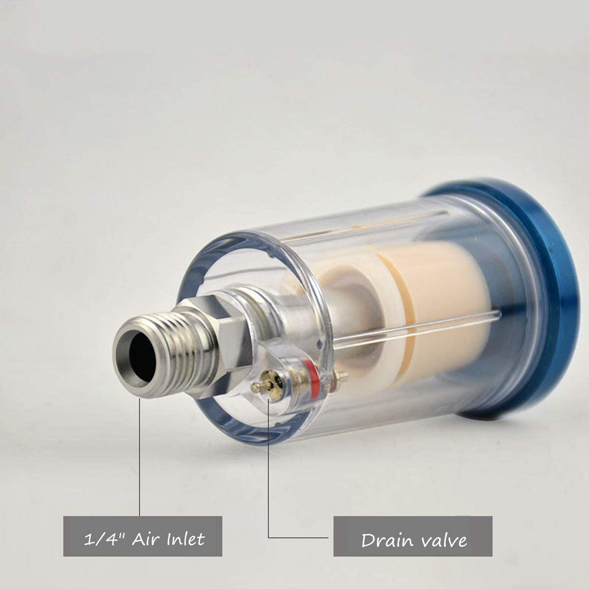 Filtru de apa cu aer comprimat pentru pistolul de vopsea, Plastic, 1/4 ...