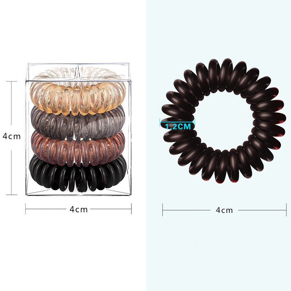 Set 8 Elastice par spirala, Multicolor - eMAG.ro