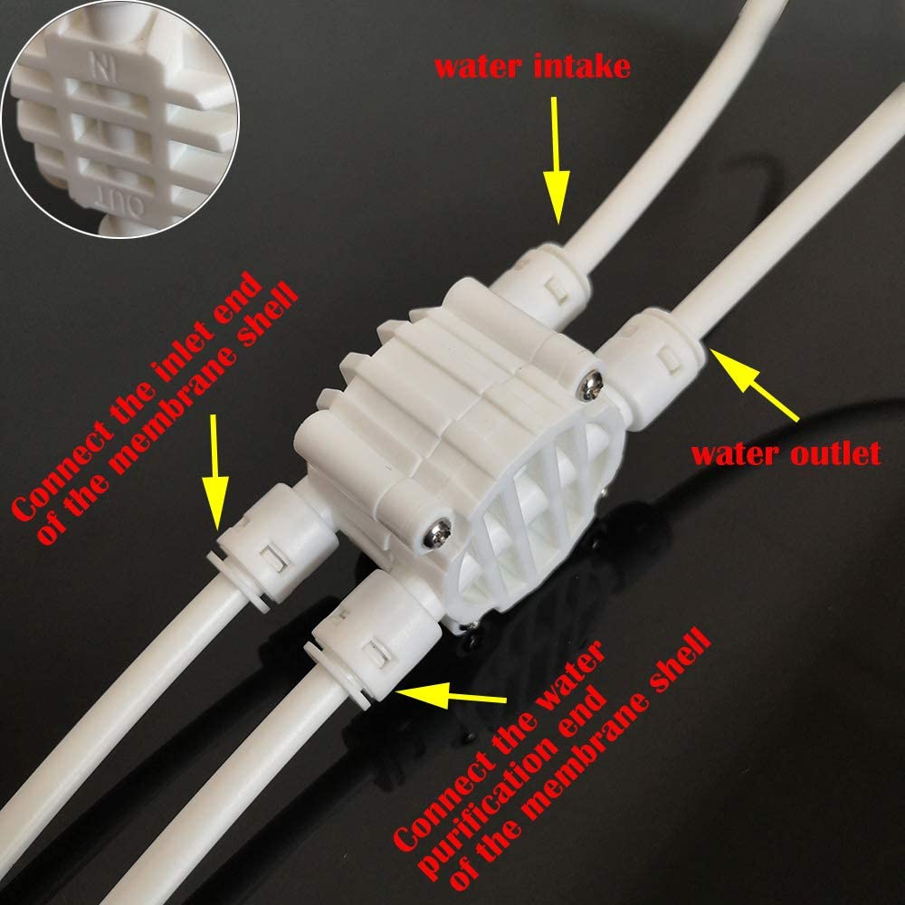 Set 2 fitinguri instalatie sanitara, Plastic, Alb - eMAG.ro