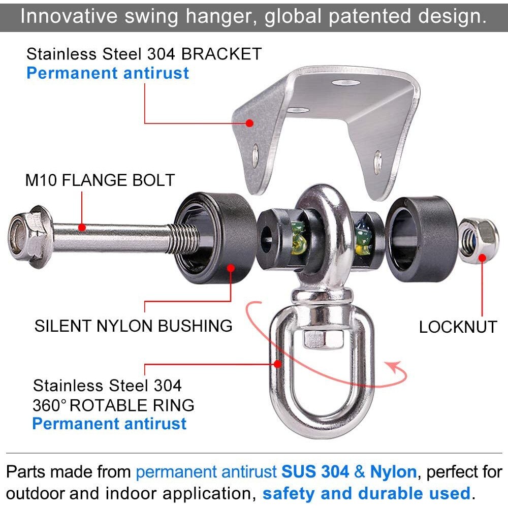 Carlig de tavan, Inox, Argintiu - eMAG.ro