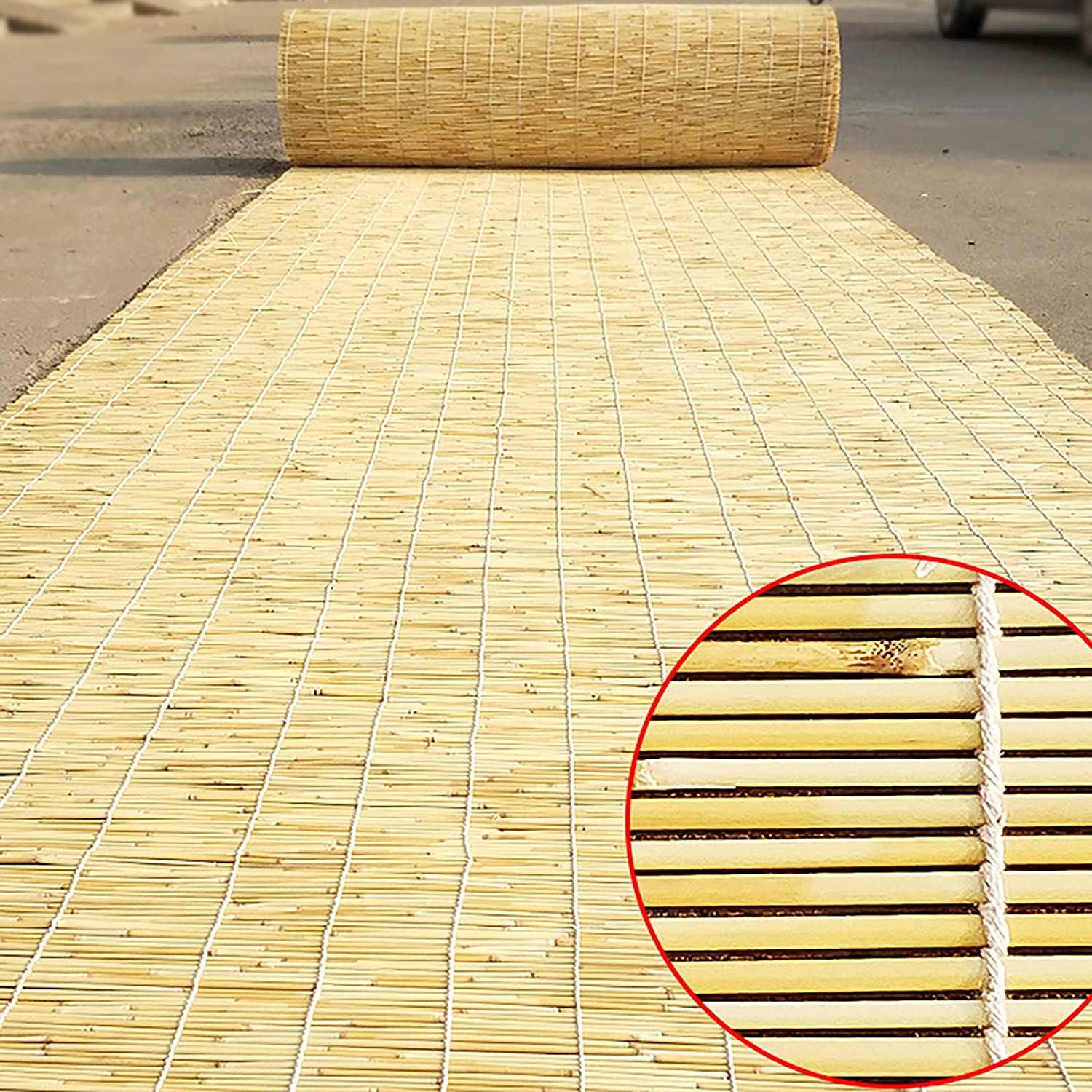 Perdea, Bambus, 100x200 cm, Bej - eMAG.ro